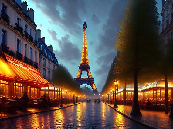 Paris At Night Wallpaper Widescreen
