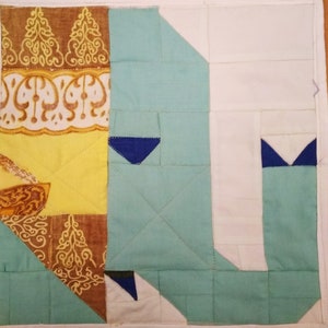 Elephant Quilt Block Pattern 12" X 12" Pdf - Etsy