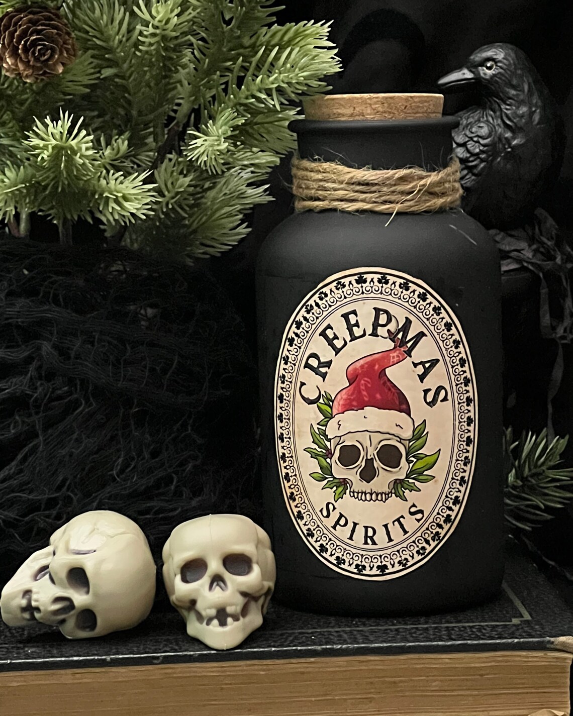 More Vintage Look Gothic Creepmas Labels #90, Printable - Etsy