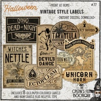 Vampire Themed Apothecary Style Potion Labels 100, Printable - Etsy