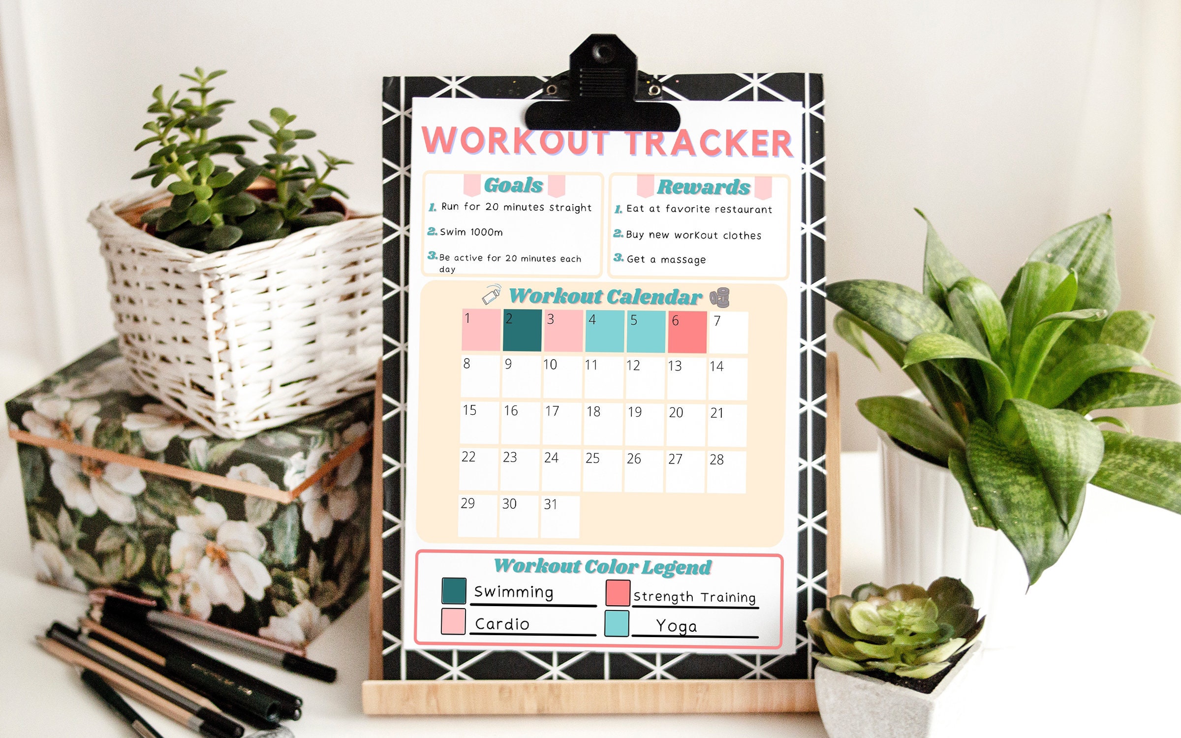 Workout Tracker - Etsy
