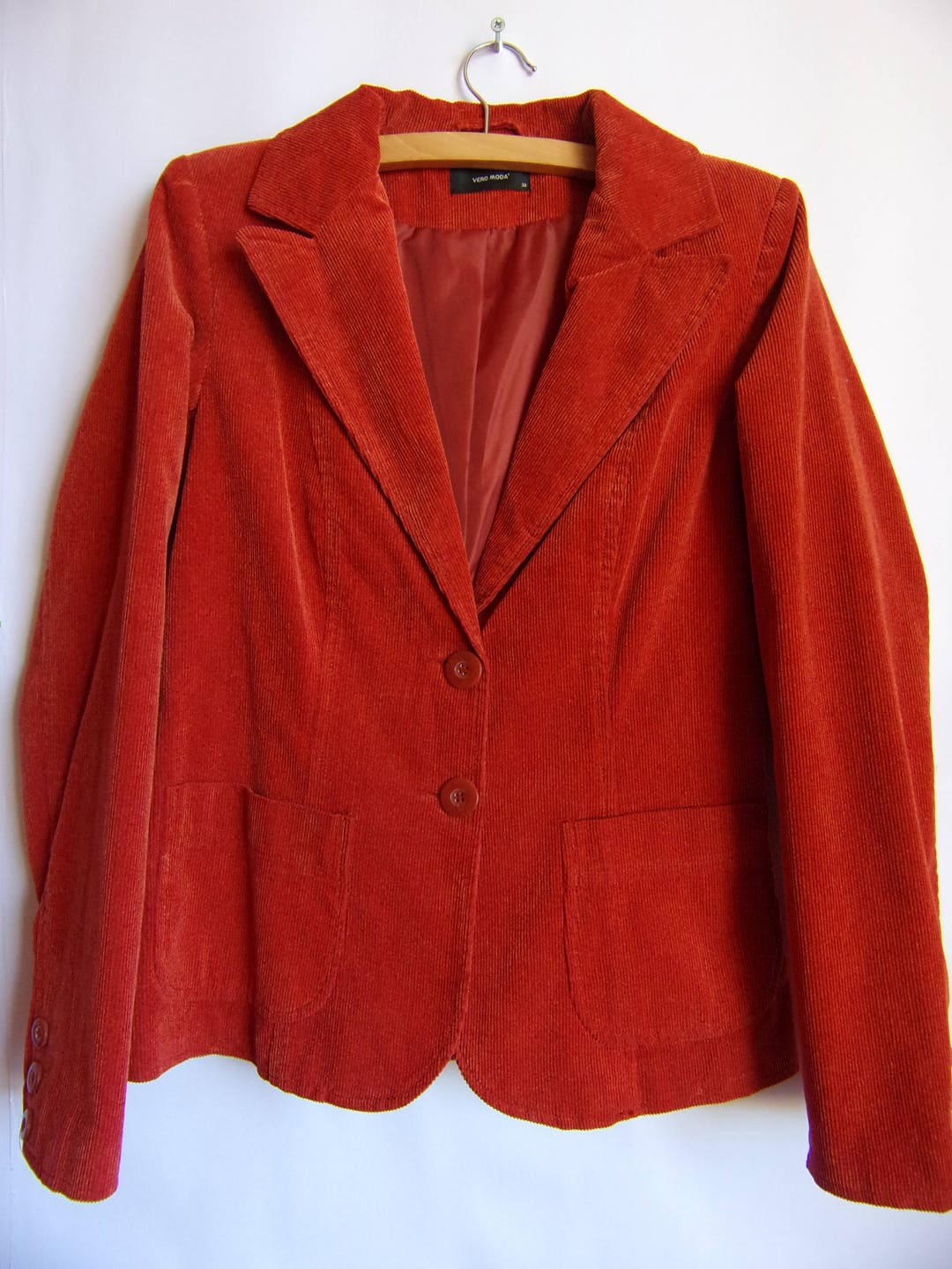 Vintage Women's Jacket/vero Moda Jacket/sand Color Jacket/cordurou ...