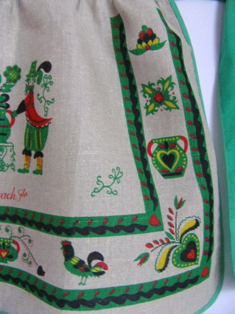 Pennsylvania Dutch Linen Apron/ Vintage Natural Linen - Etsy