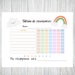 French Reward Charts for Kids Colorful Responsibility Charts Minimalist ...