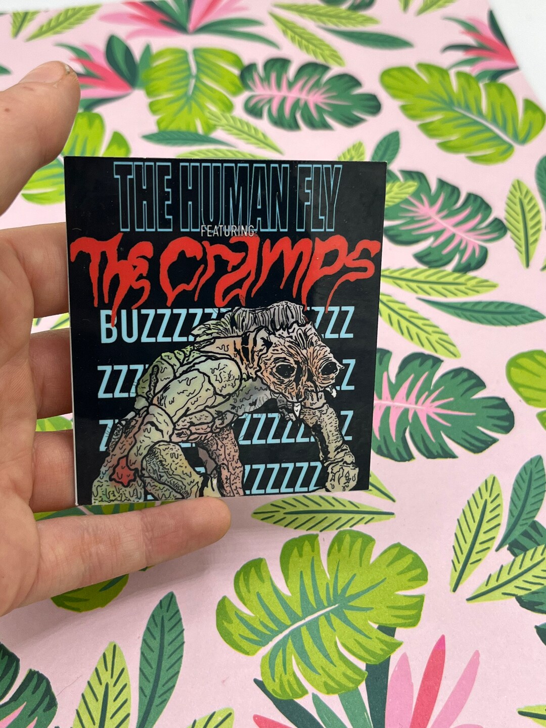 The Cramps X the Fly Sticker Jeff Goldblum is … the Human Fly !! - Etsy