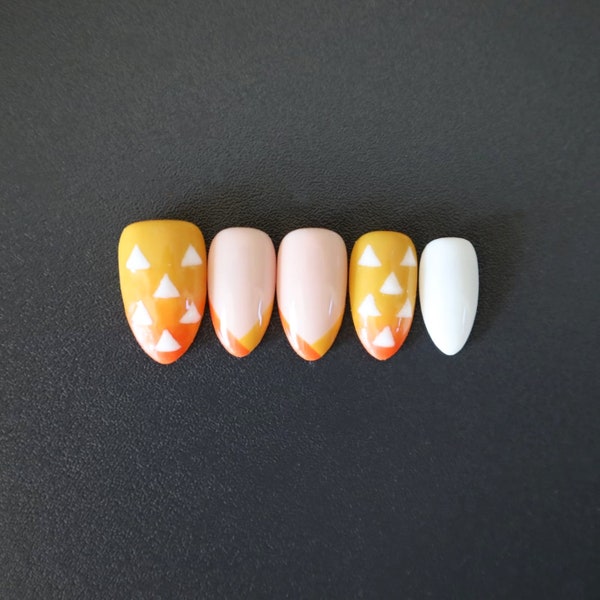 Zenitsu Nails - Etsy UK
