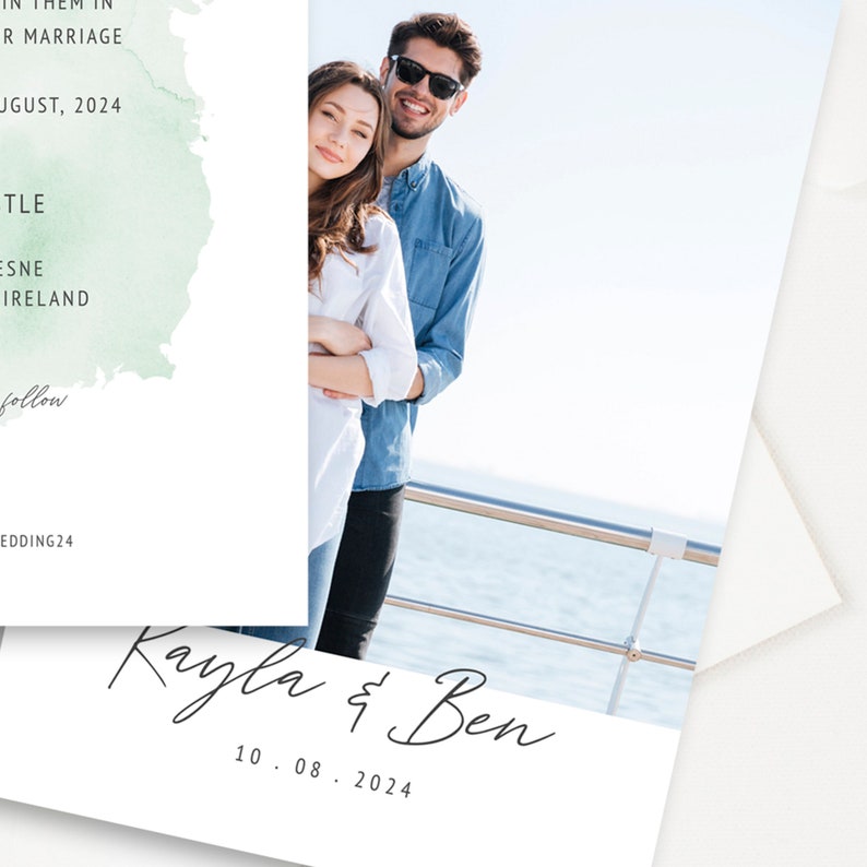 IRISH Wedding Invitation Template Instant Download Ireland - Etsy