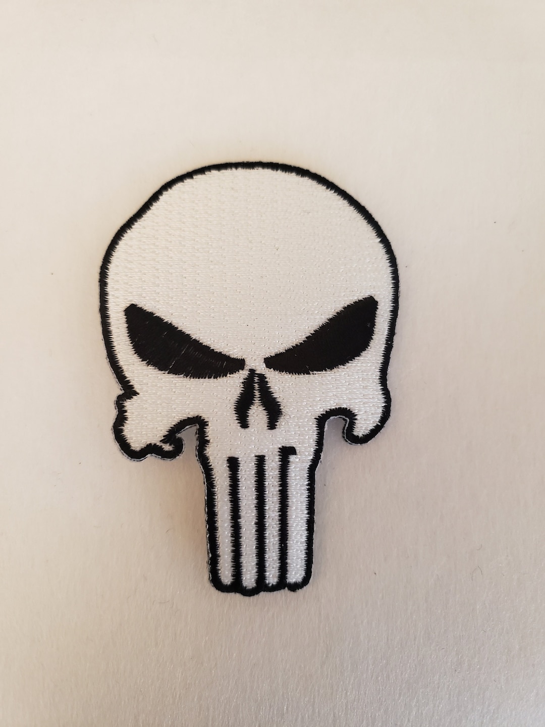 Punisher Skull Embroidered Patch DIY - Etsy