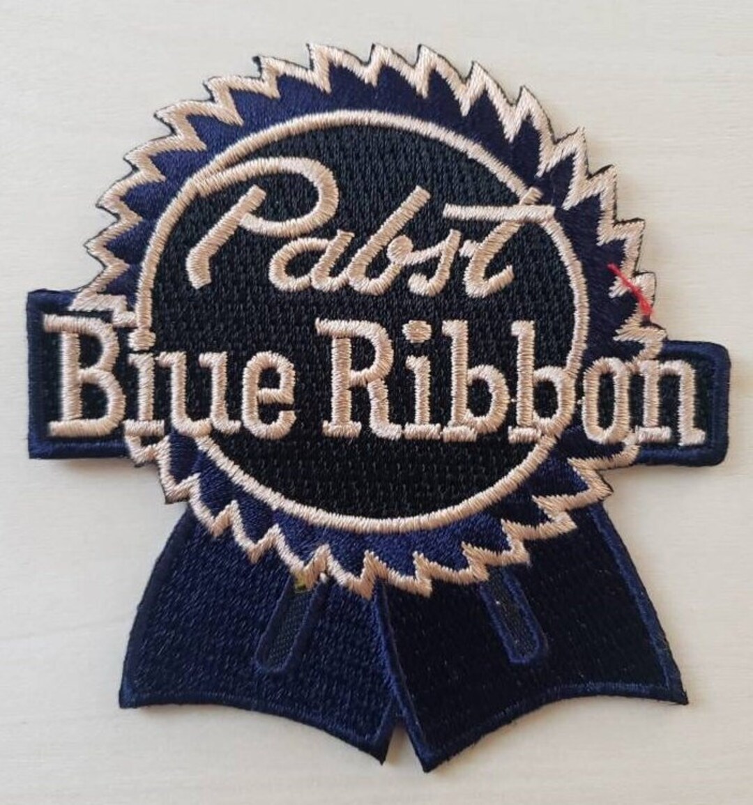 Pabst Beer Patch Embroidery DIY Iron on Heat Backing - Etsy