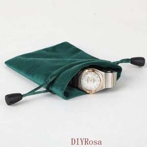 Custom Soft Velvet Drawstring Bags - Jewelry Flannel Pouch Gift Package ...