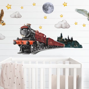 Hogwarts Express Harry Potter Wall Decal, Magic School Wall Sticker ...