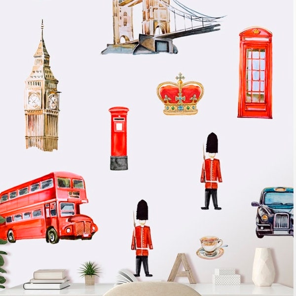 London Wall Decal - Etsy