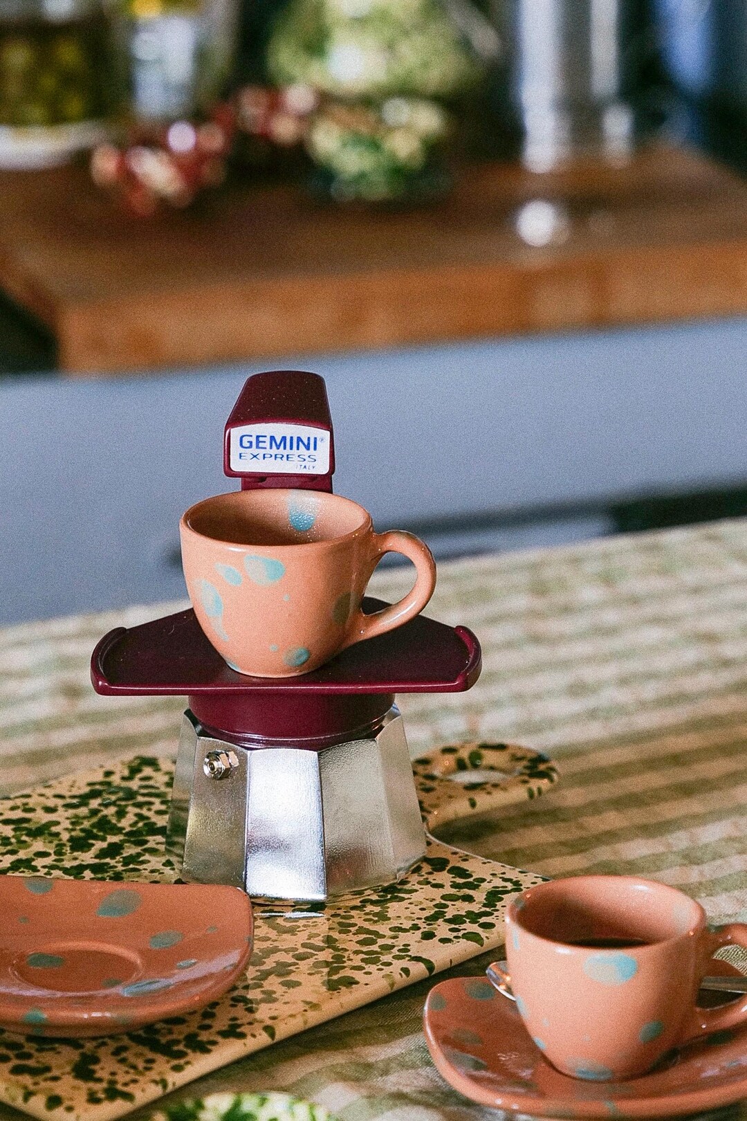 Limited Edition Gemini Express Moka Espresso Pot in Burgundy - Etsy