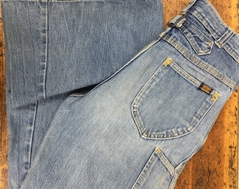 Buckle back jeans | Etsy