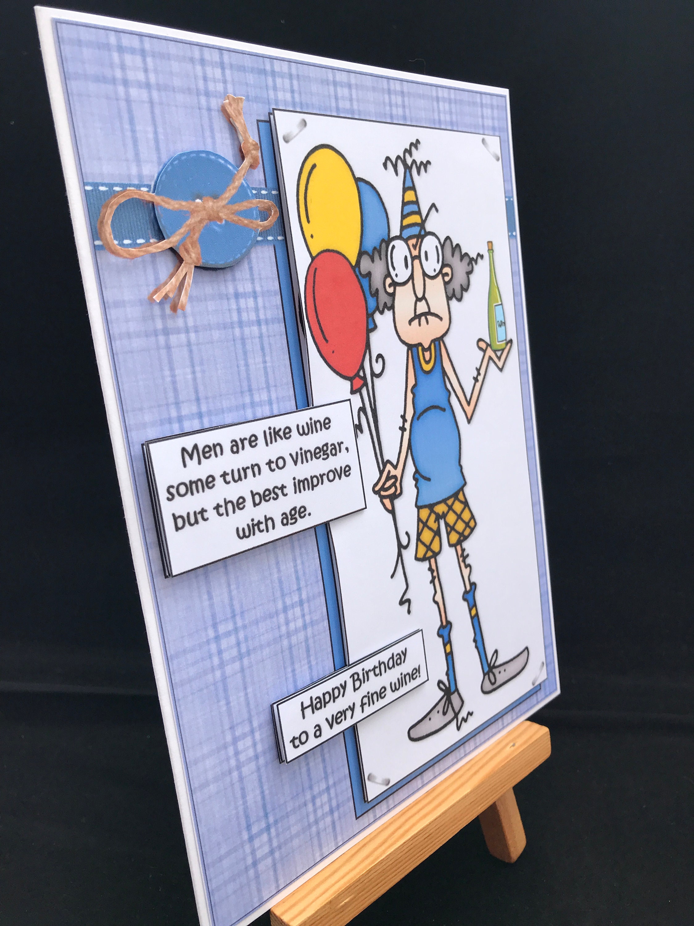 Funny Humour Birthday Card Men Male Him Dad Father Husband - Etsy