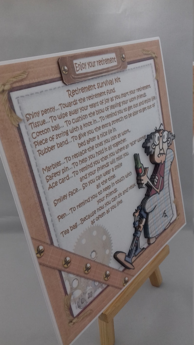 Funny Humour Men's Male Retirement Card for Him Dad - Etsy