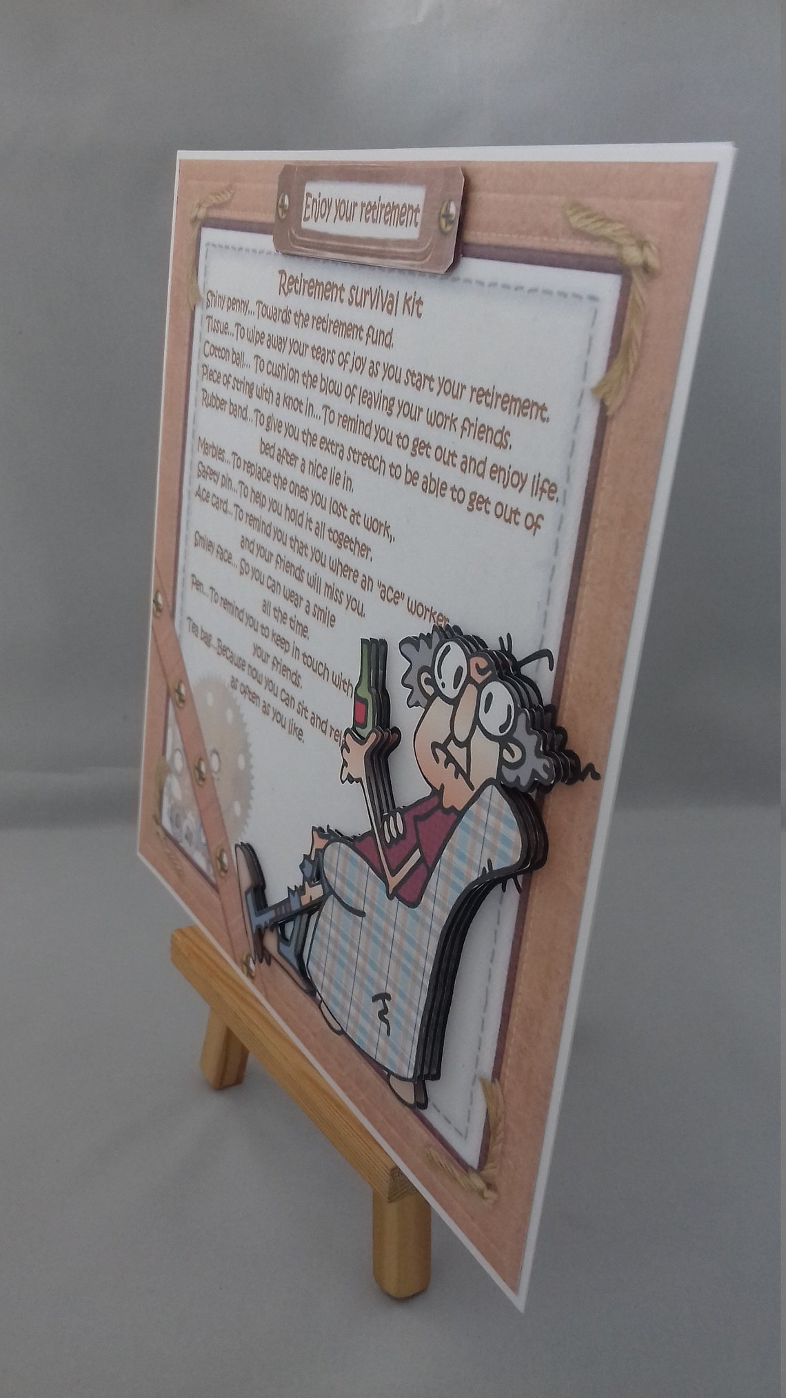 Funny Humour Men's Male Retirement Card for Him Dad - Etsy