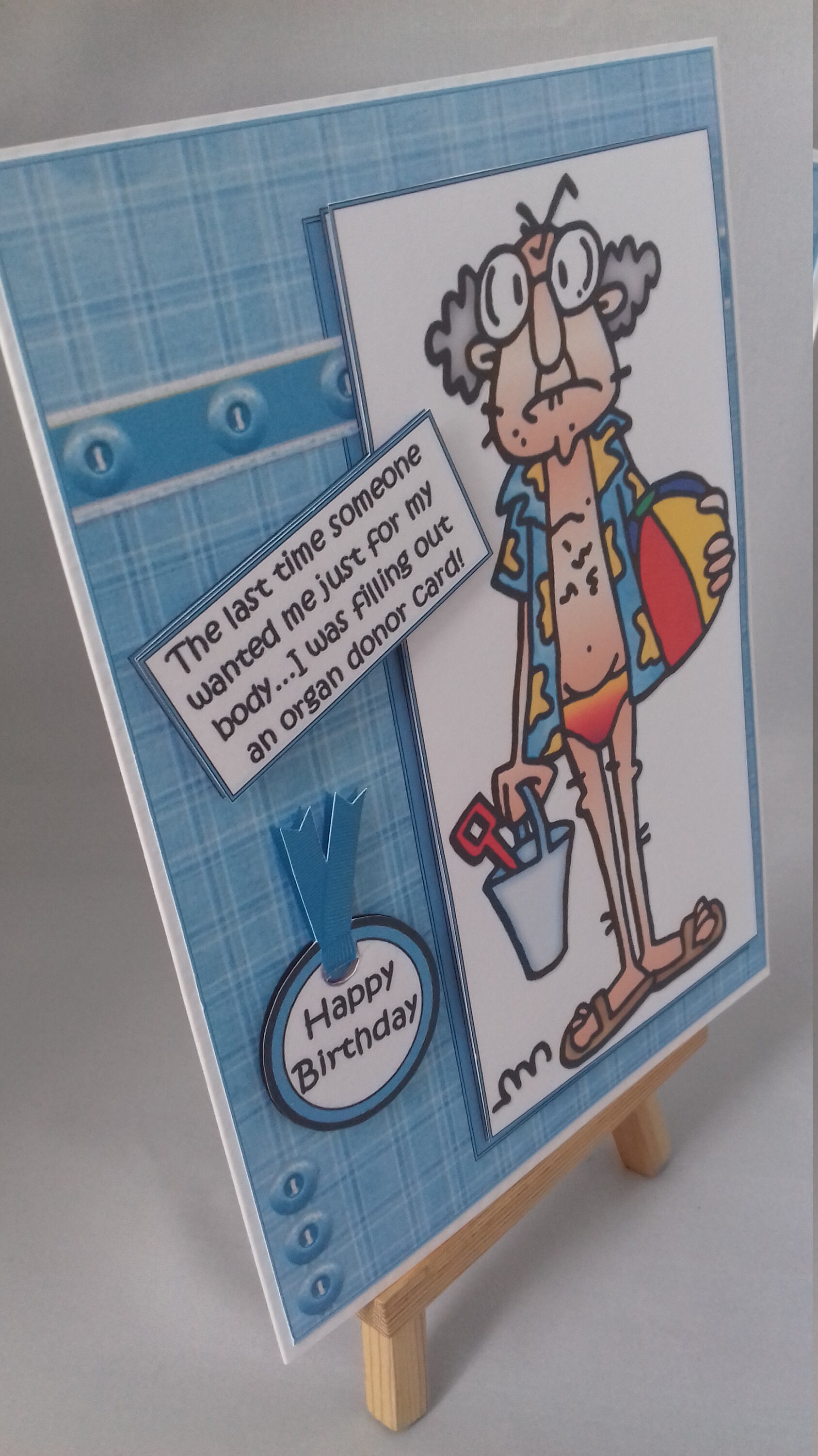 Funny Humour Birthday Card Men Male Him Older Dad Husband Brother ...