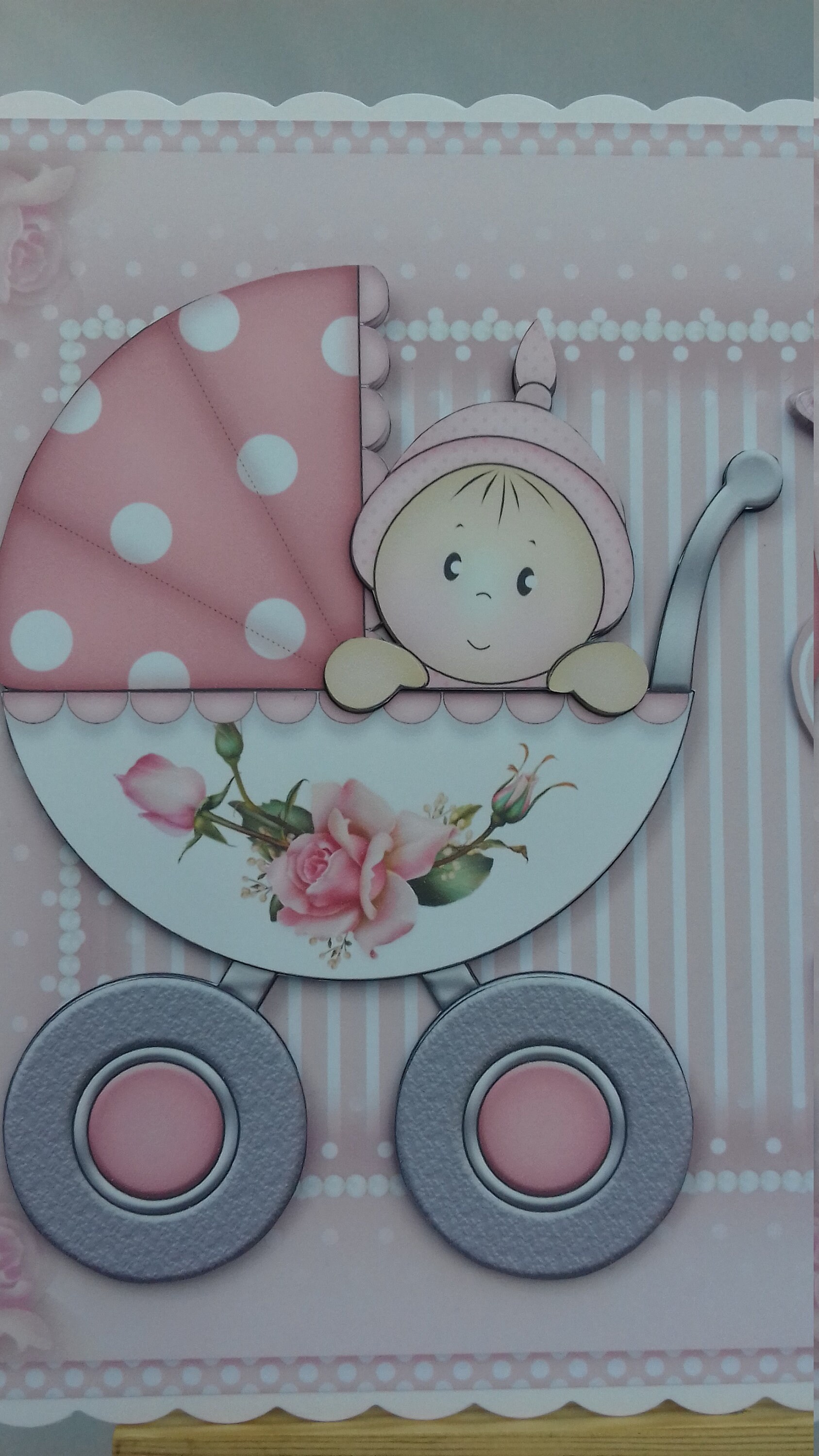Baby Girl Card Birth Card Baby Girl Card for Baby Girl - Etsy