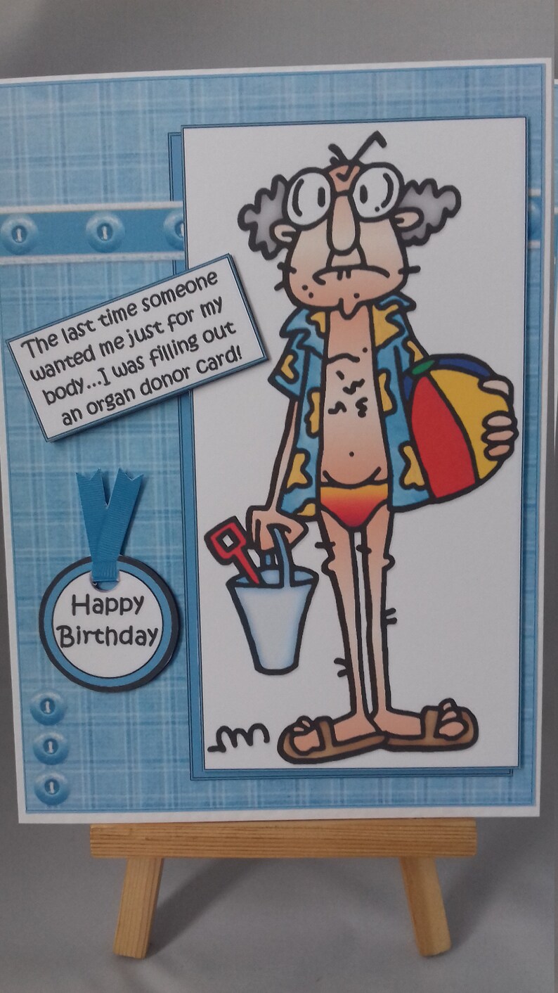 Funny birthday card for men | Etsy