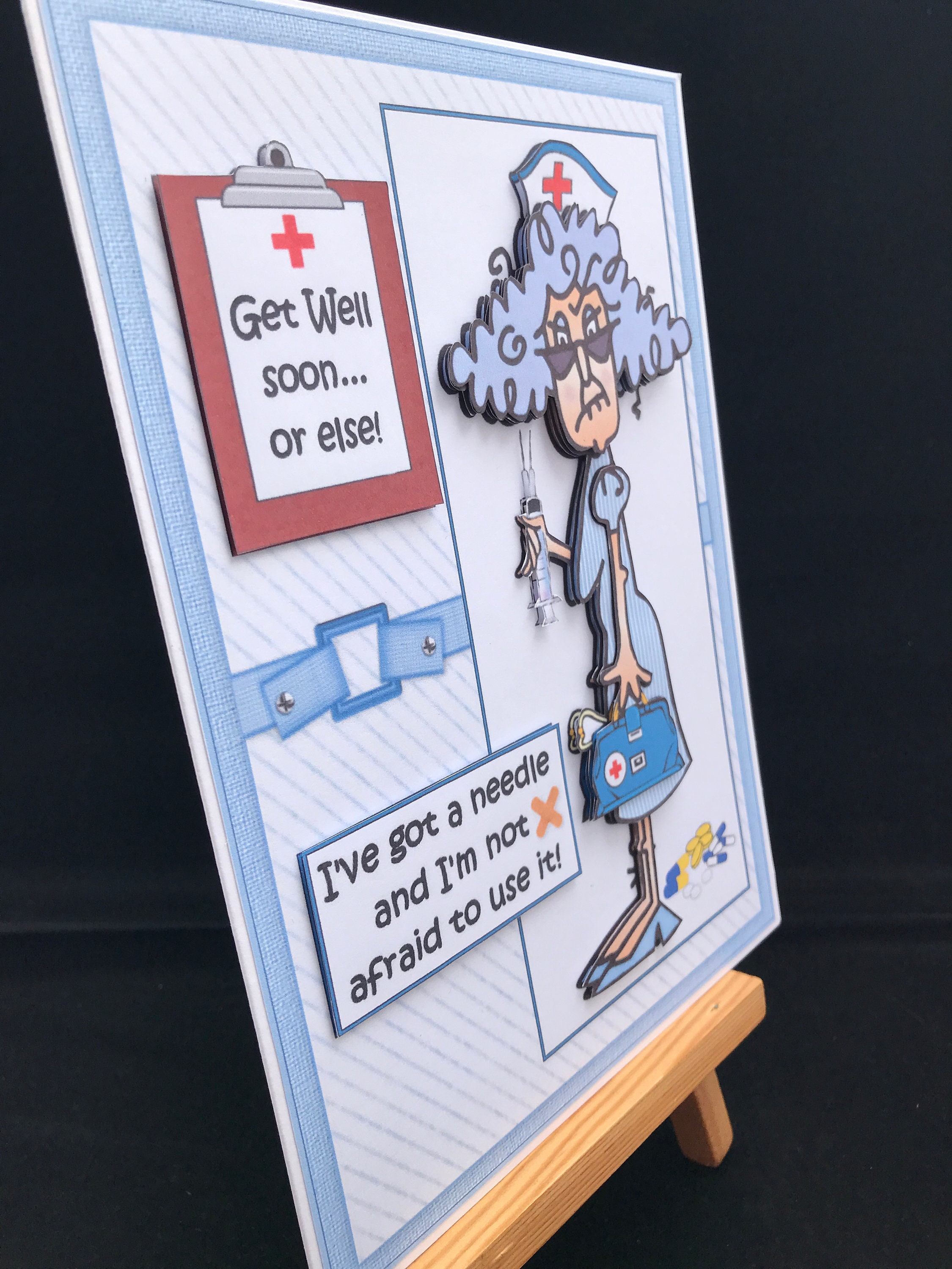 Funny Humour Get Well Card Men Male Women Female Unisex Friend - Get ...