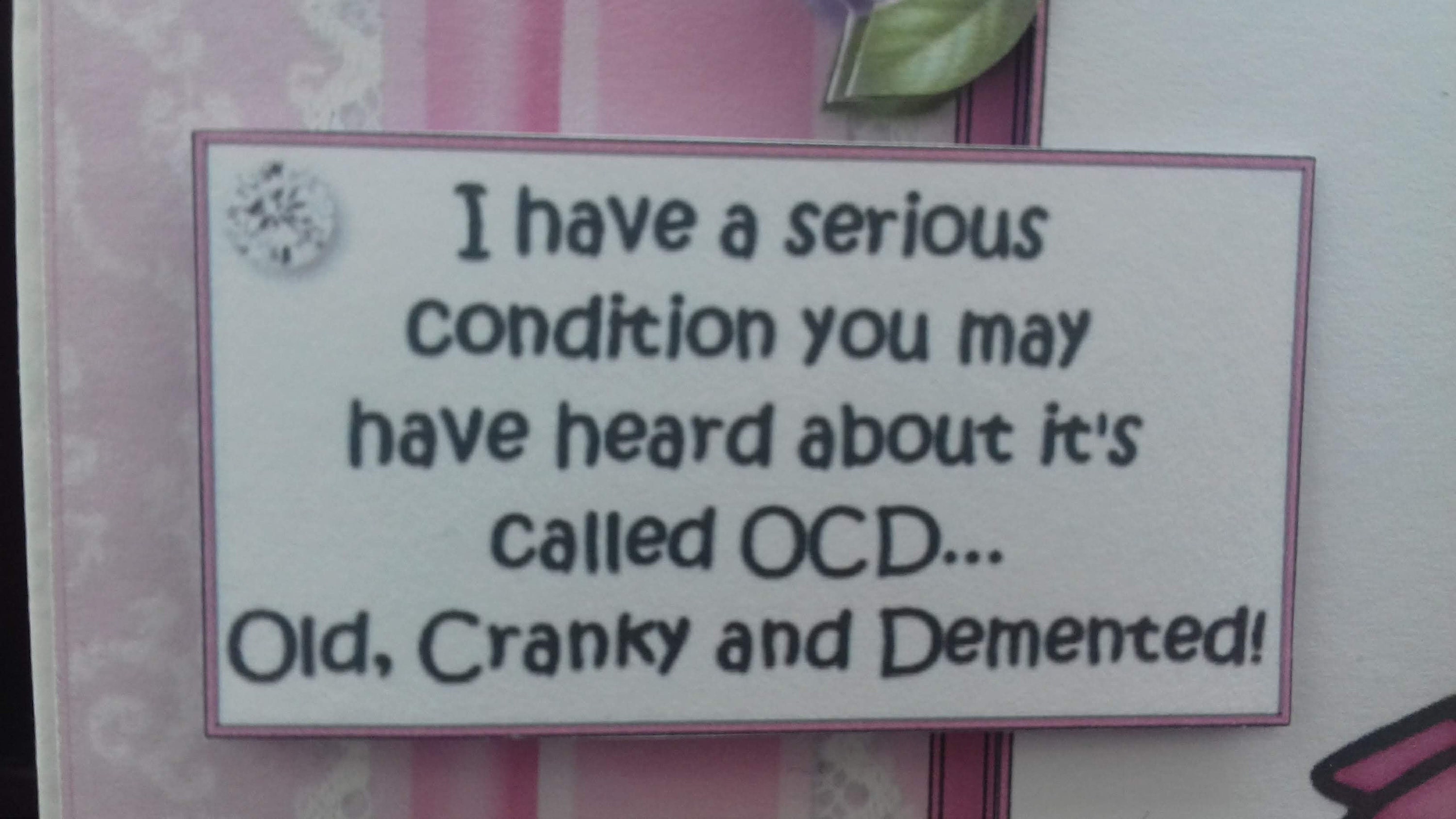 Funny Birthday Card Humour Women Female Ladies Her Older Mum Wife ...
