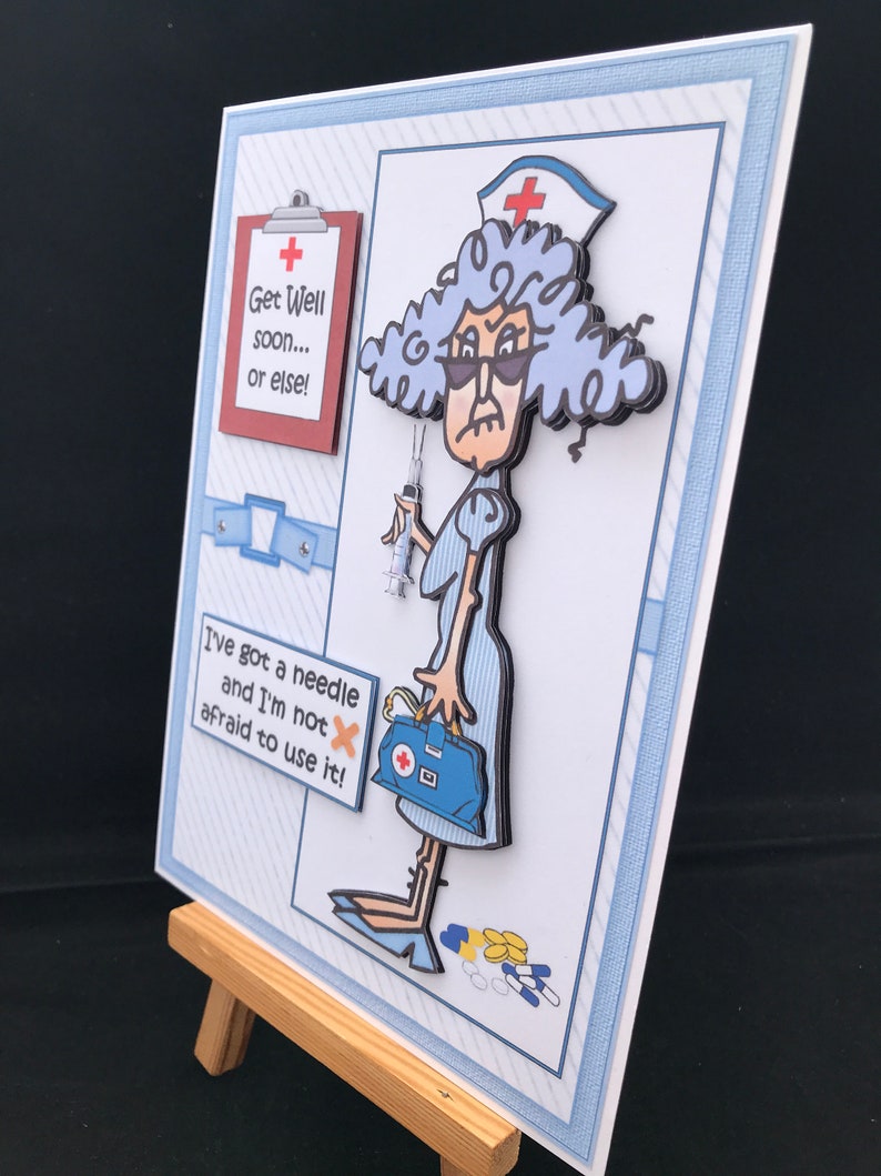 Funny Humour Get Well Card Men Male Women Female Unisex Friend - Etsy