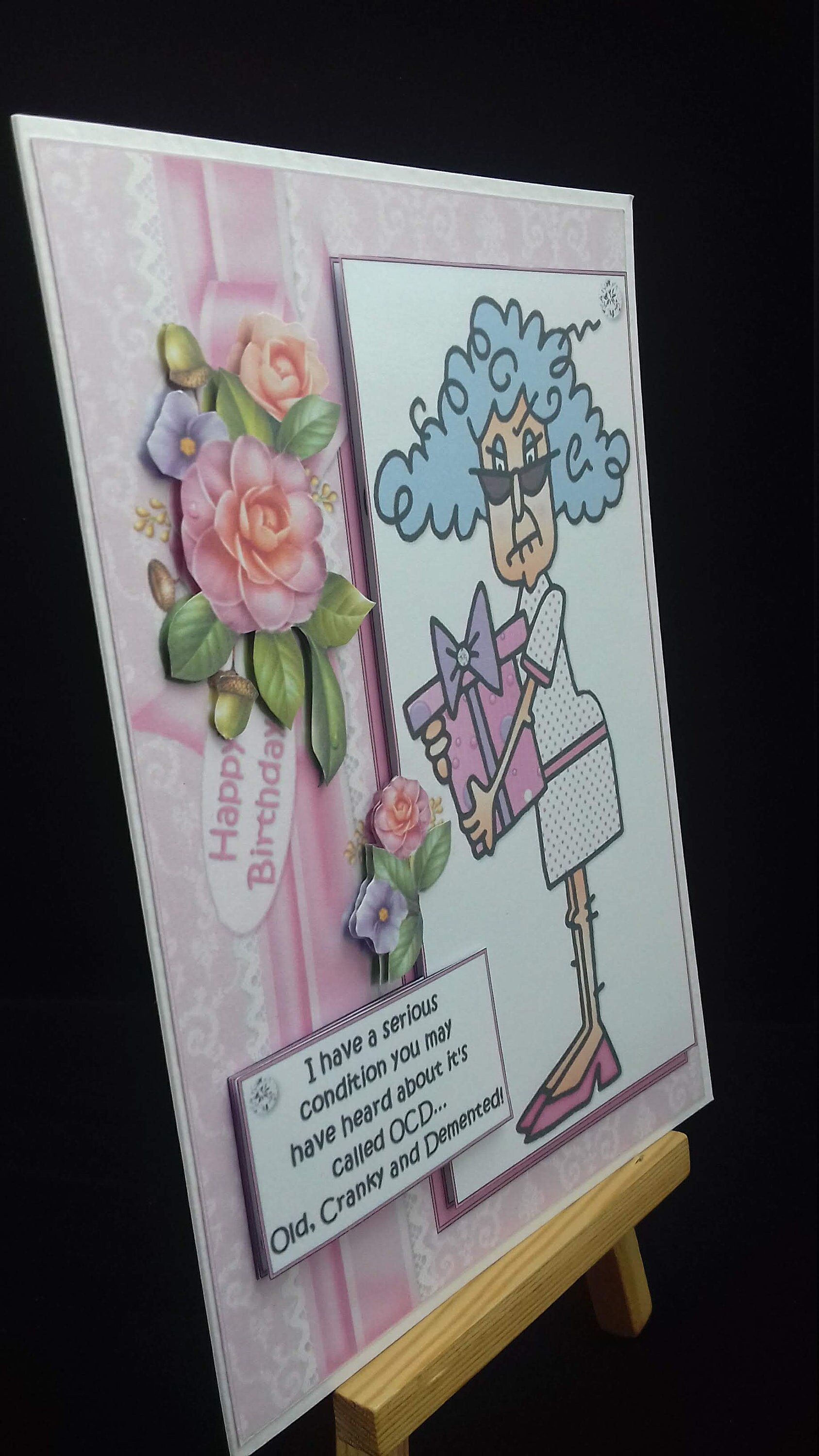 Funny Birthday Card Humour Women Female Ladies Her Older Mum Wife ...