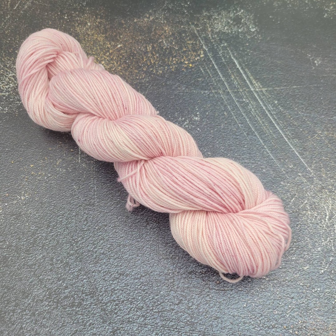 Hand Dyed Yarn in Blush - Etsy