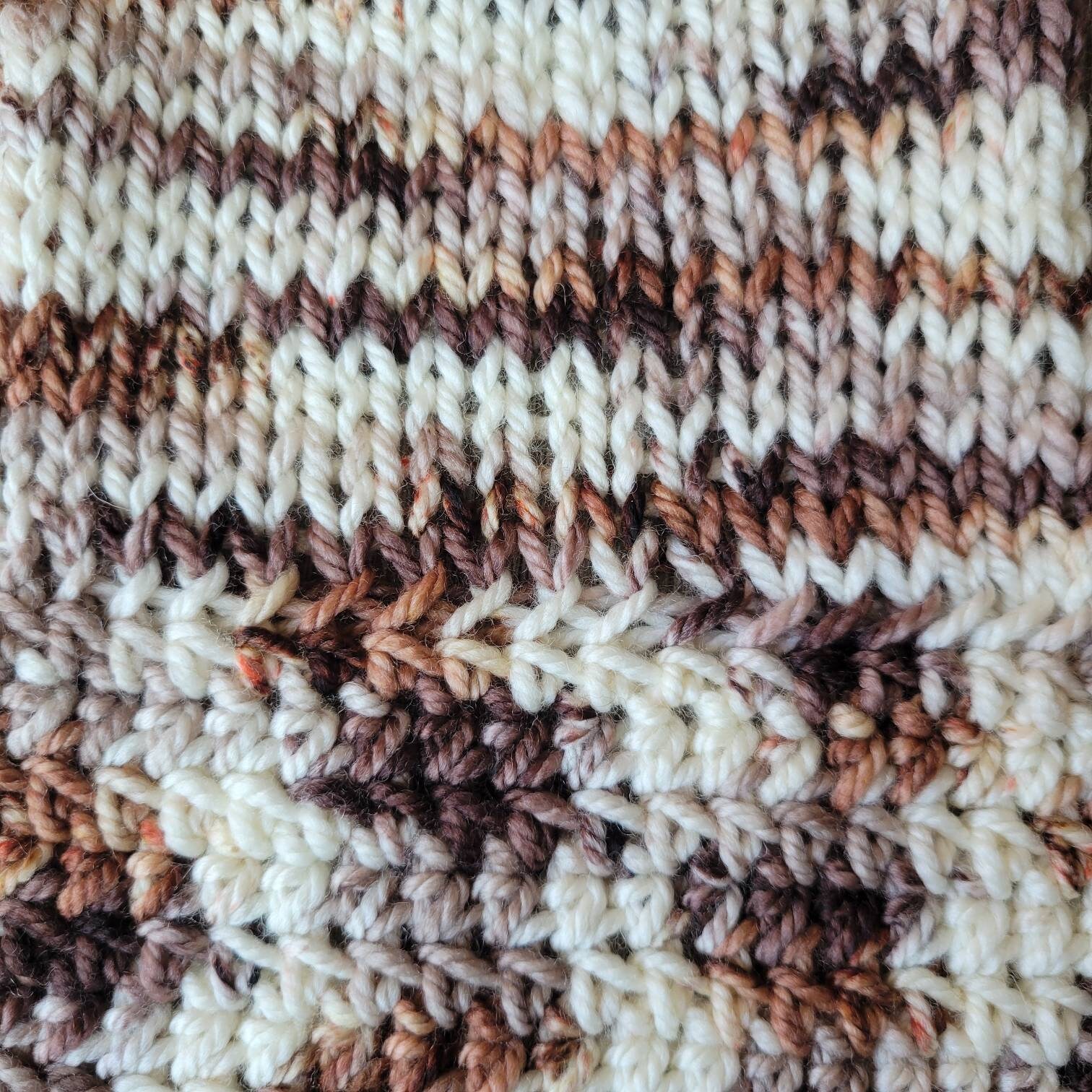 Hand Dyed Yarn in Cafe Colorway: Brown Tan Cream and Sand | Etsy