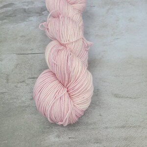 Hand Dyed Yarn in Blush - Etsy