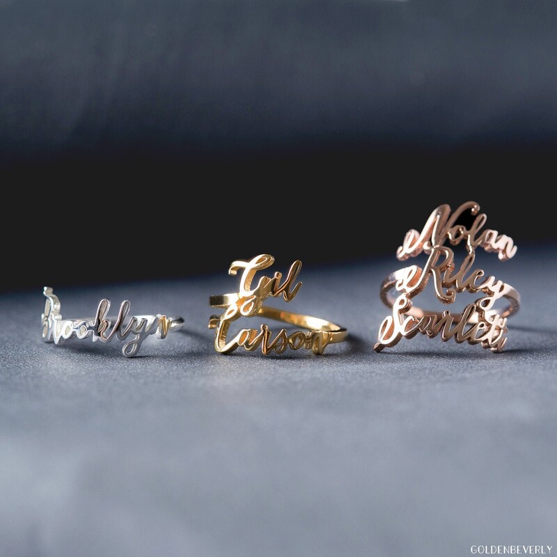 Name Ring - Etsy