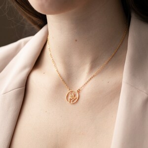 Hand Gesture Necklace - Hand Sign Necklace - Love Necklace - Peace ...