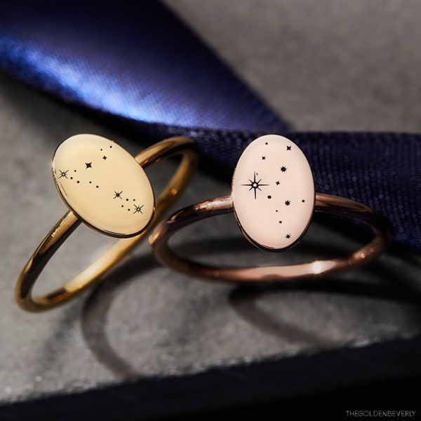 Horoscope Ring - Etsy