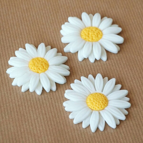 Fondant Daisy - Etsy