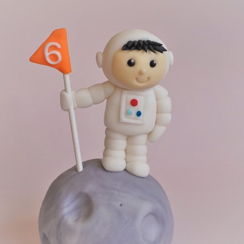 Fondant Rocket Stars and Planet Cake Decorations for a Space - Etsy