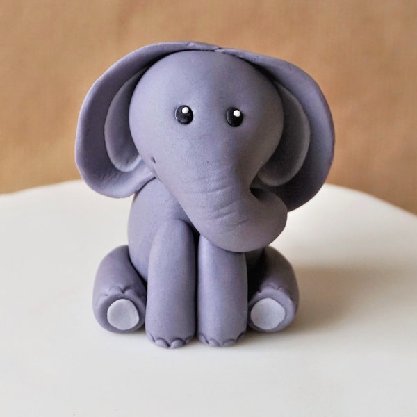 Baby Shower Cake Topper Elephant - Etsy