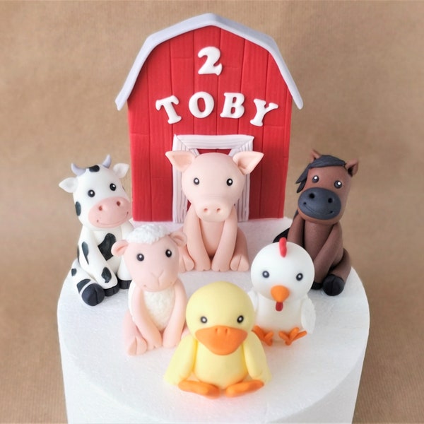 Fondant Farm Animals - Etsy
