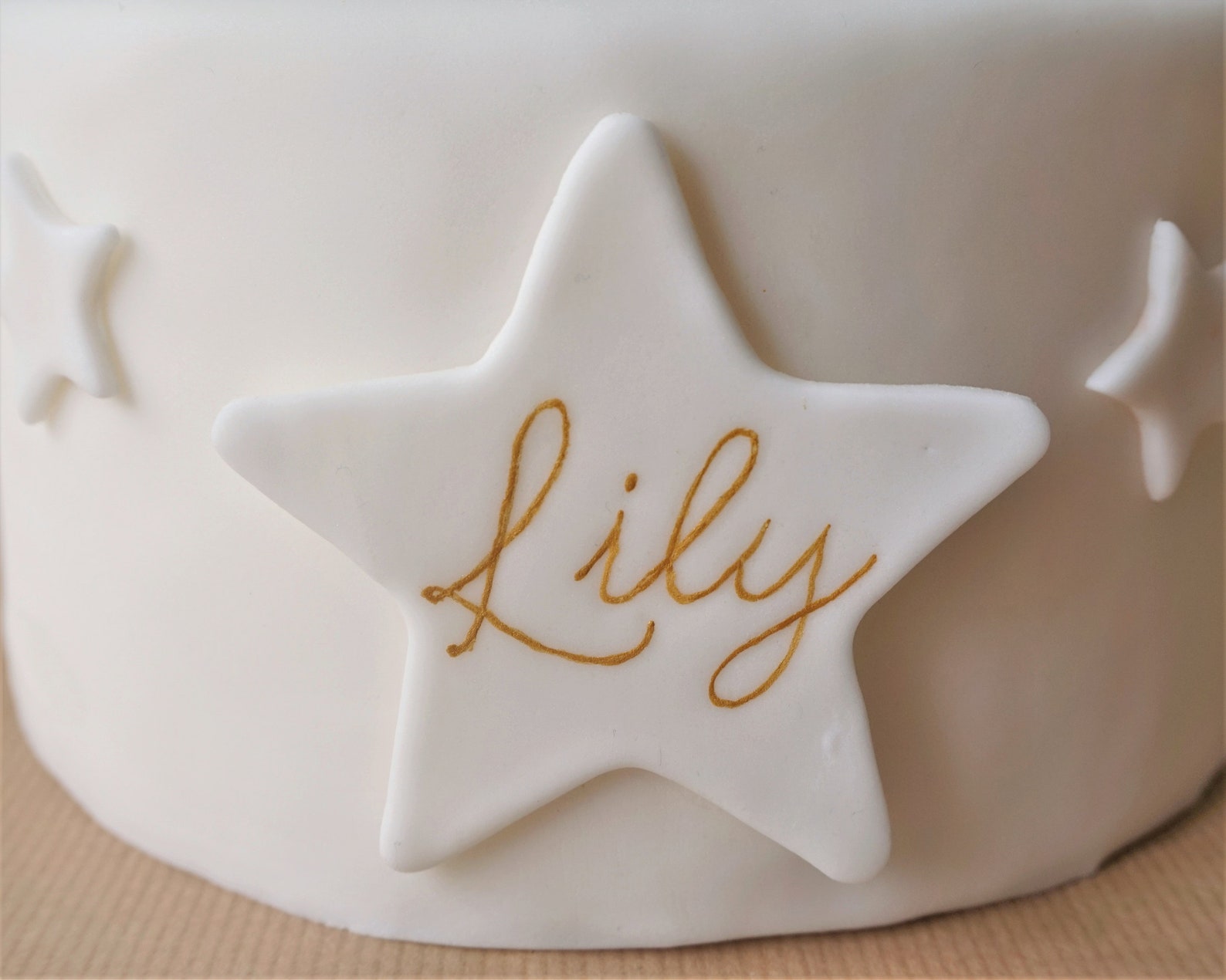 Fondant Moon and Stars Cake Topper Set Twinkle Twinkle Little - Etsy