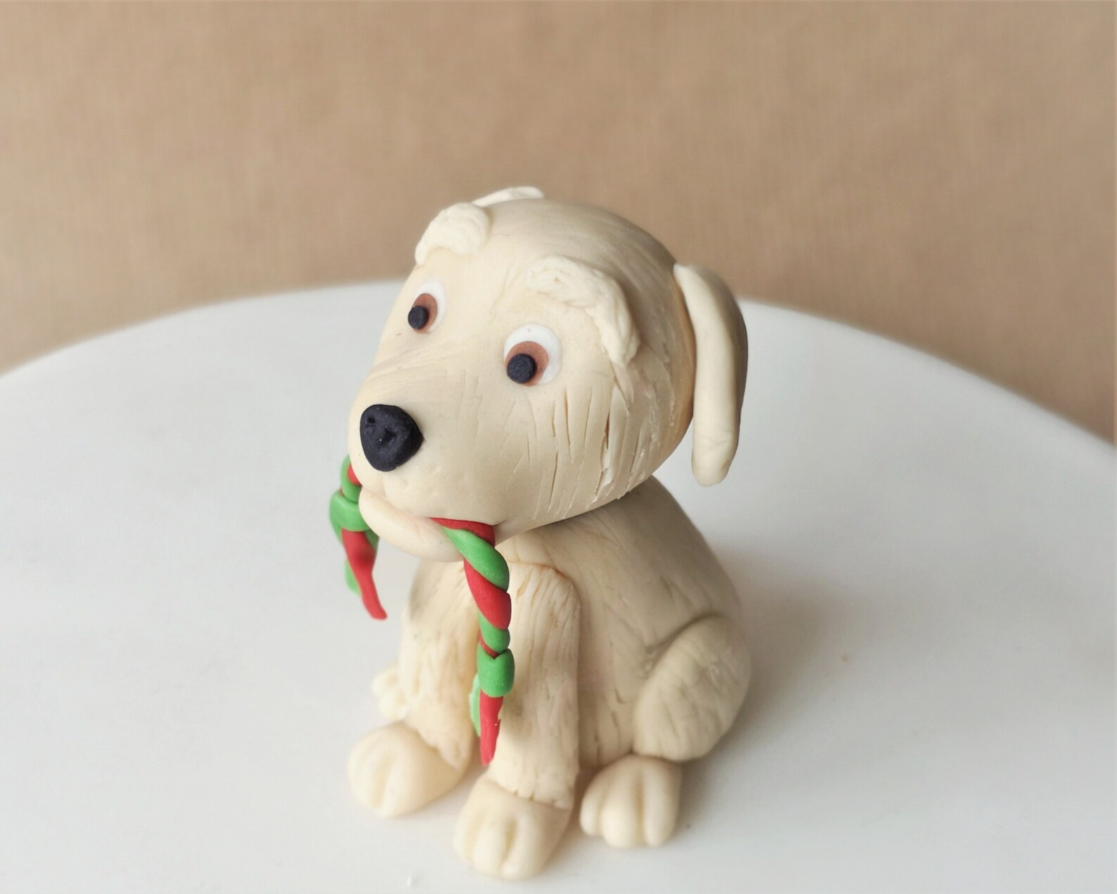 Fondant Labrador Cake Topper for a Dog Cake Fondant Puppy Dog - Etsy