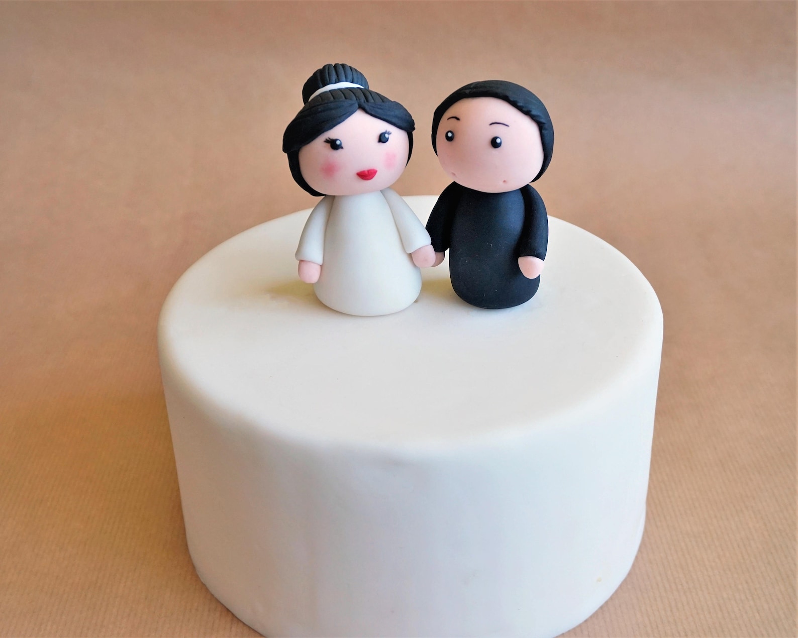 Fondant Bride and Groom Cake Topper Wedding Topper Wedding - Etsy