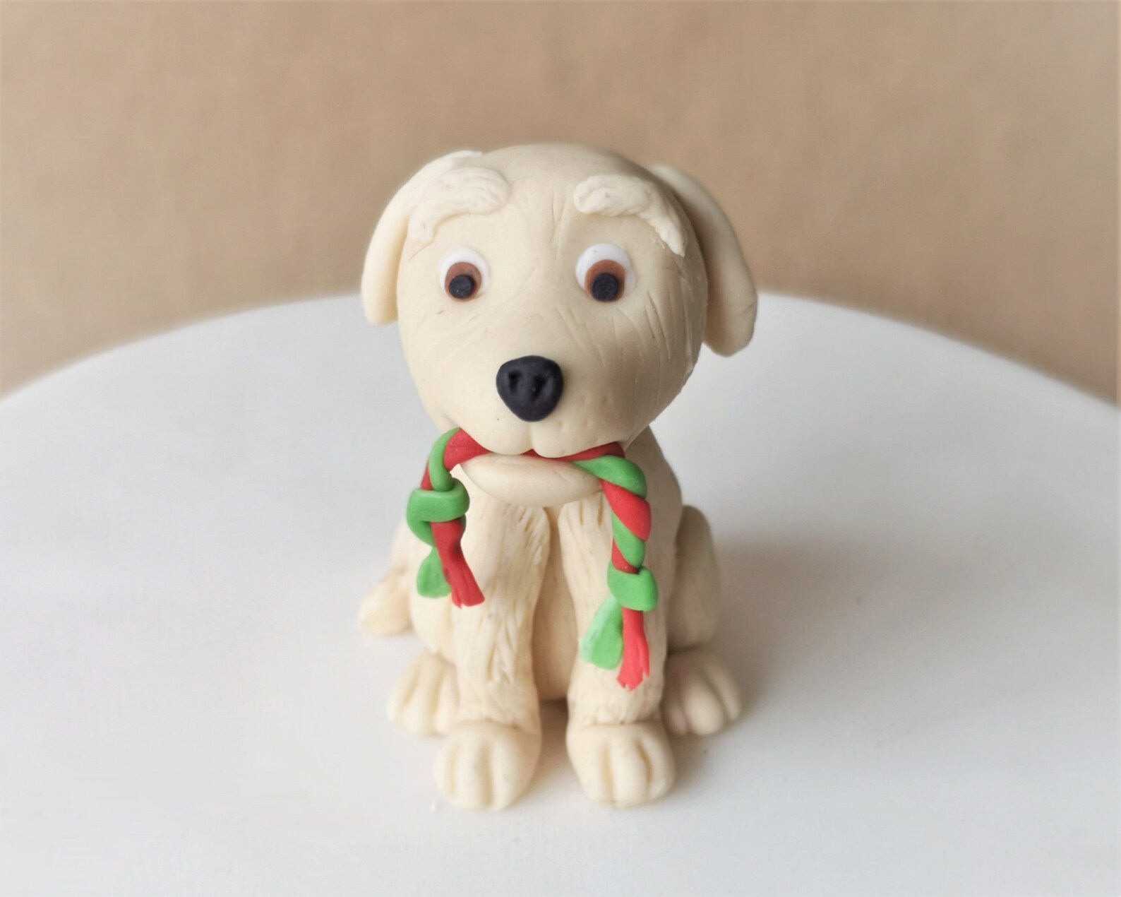 Fondant Labrador Cake Topper for a Dog Cake Fondant Puppy Dog - Etsy UK
