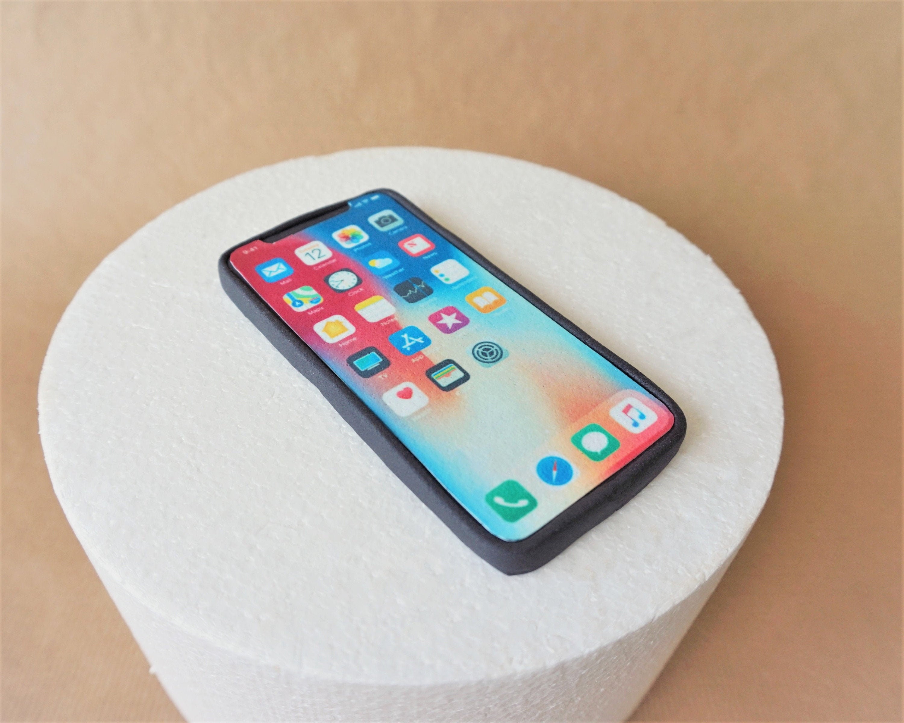 Fondant Cell Phone Cake Topper for Sweet 16 Birthday Party - Etsy UK