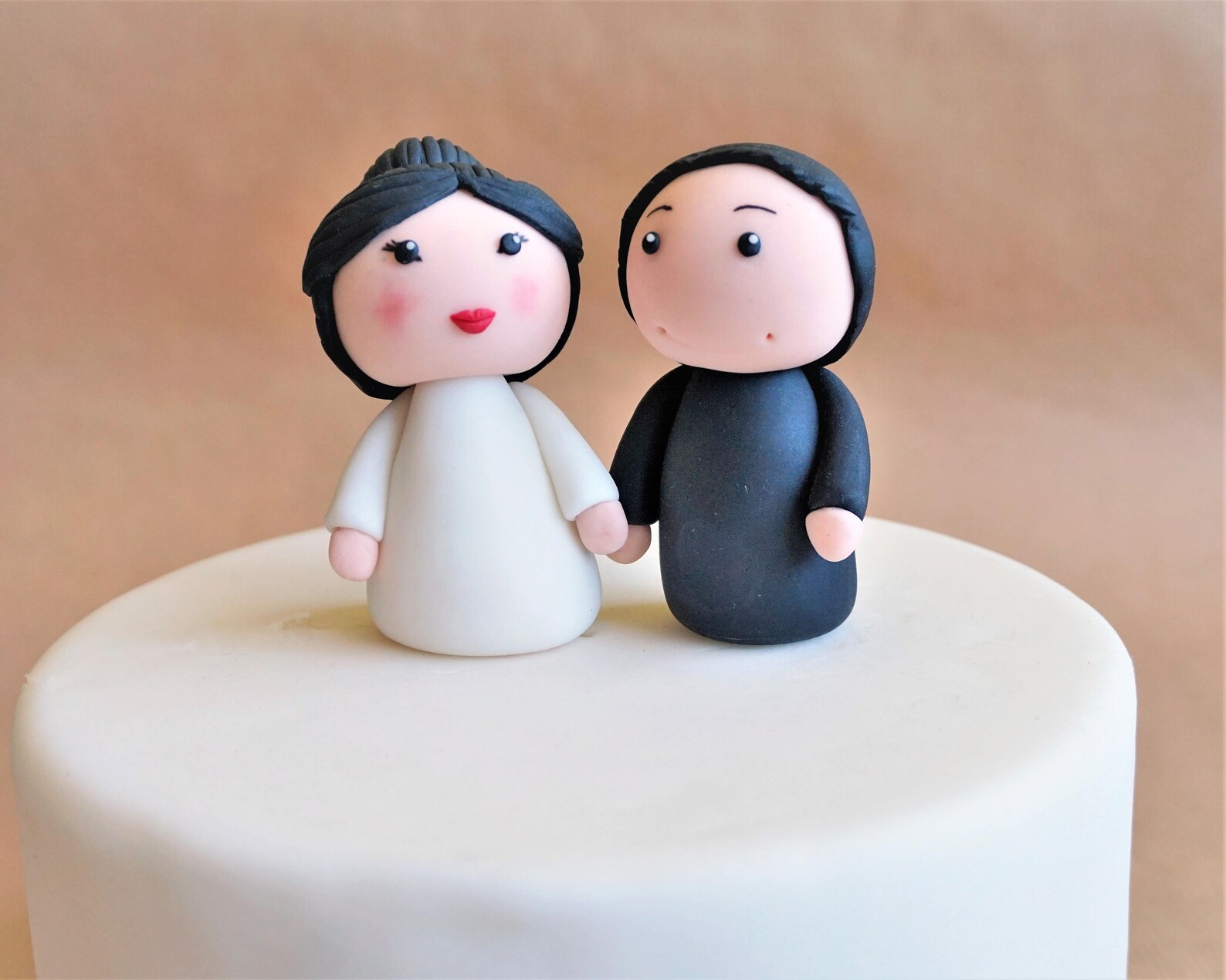 Fondant Bride and Groom Cake Topper Wedding Topper Wedding - Etsy
