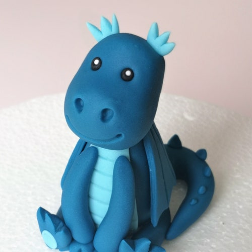 Fondant Dragon Cake Topper - Etsy