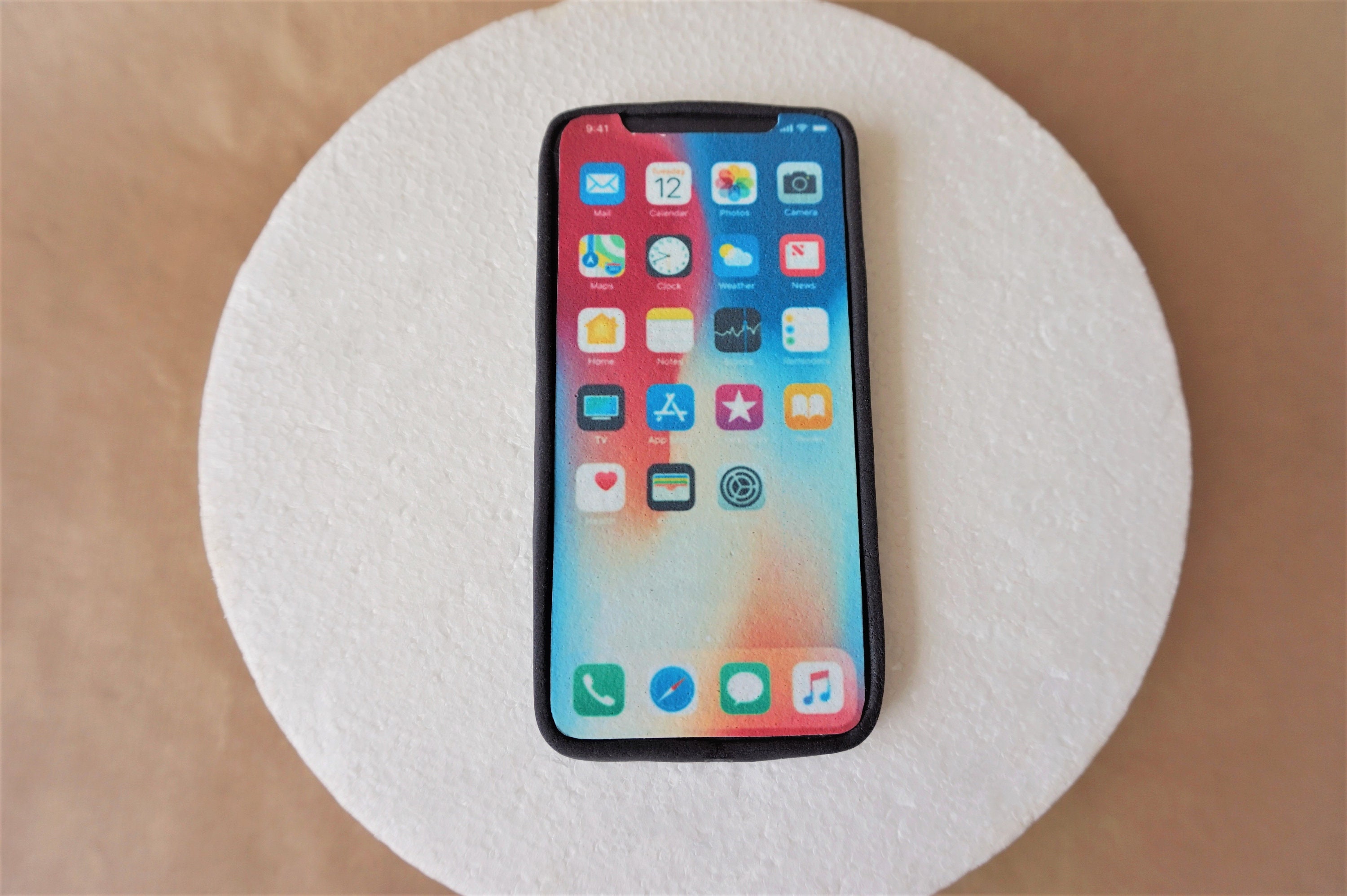 Fondant Cell Phone Cake Topper for Sweet 16 Birthday Party - Etsy UK