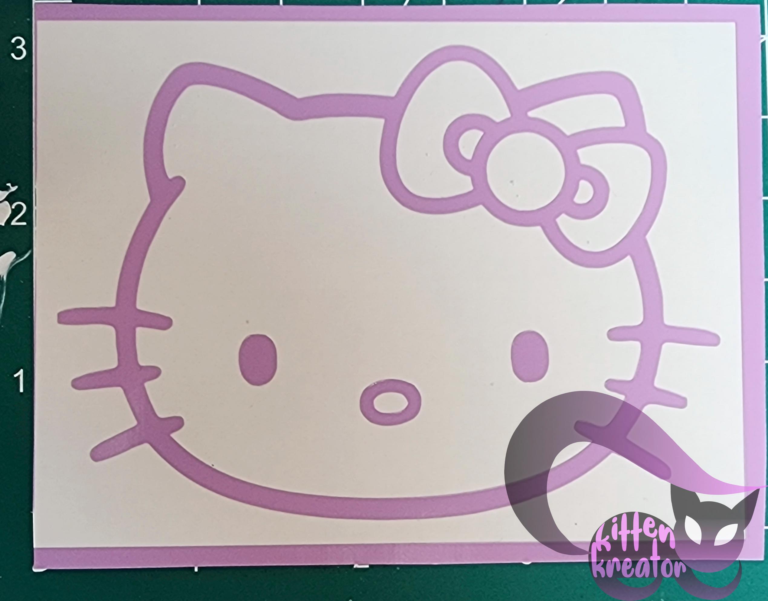 Hello Kitty Vinyl Decal - Etsy