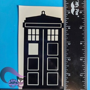 Dr Who TARDIS Vinyl Decal - Etsy