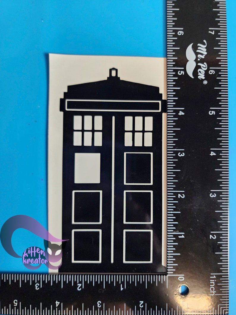 Dr Who TARDIS Vinyl Decal - Etsy