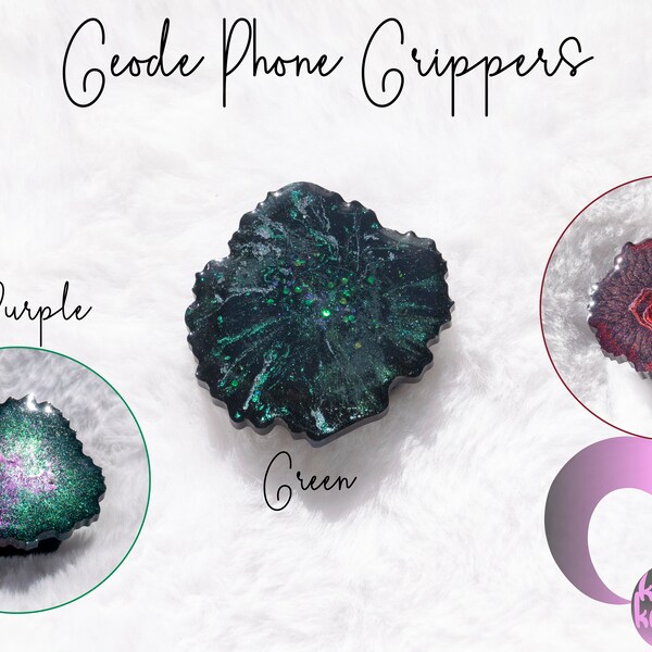 Geode Phone Grip - Etsy
